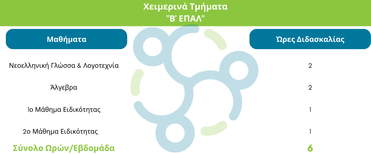 Β' ΕΠΑΛ - Φροντιστήρια Μέσης Εκπαίδευσης ΟΛΟΚΛΗΡΩΣΗ